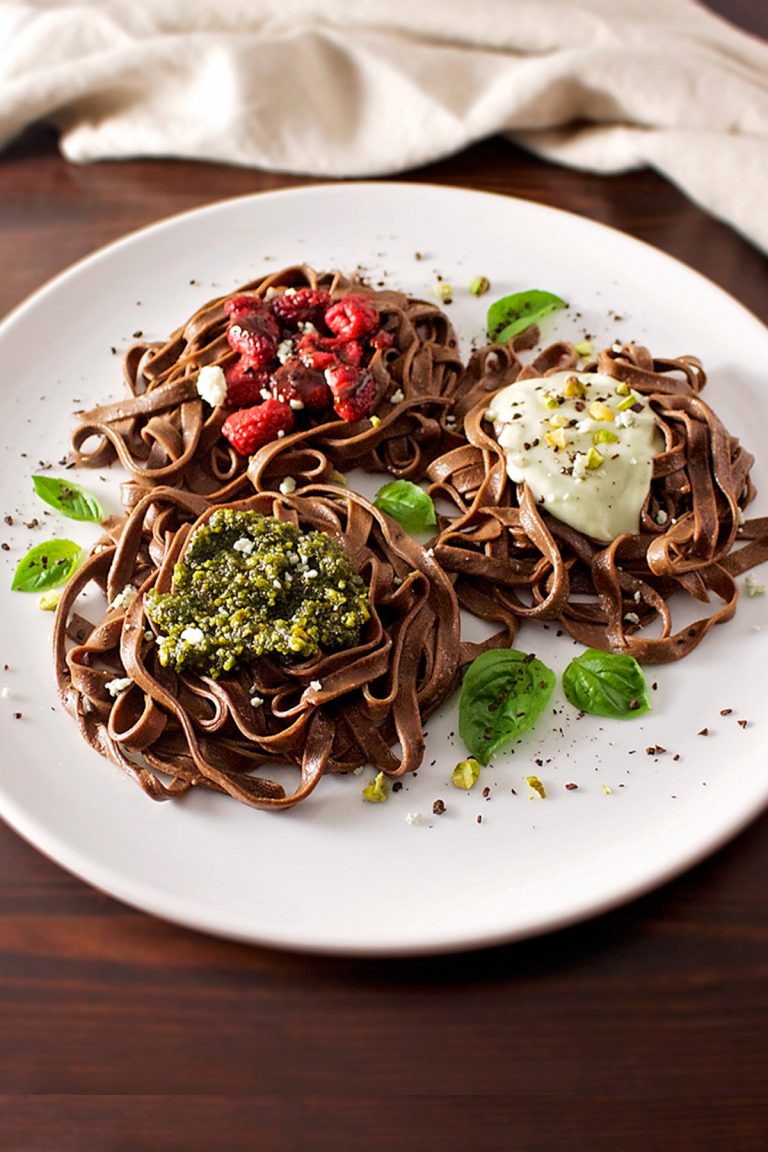 Chocolate Pasta Three Ways - Colavita Recipes