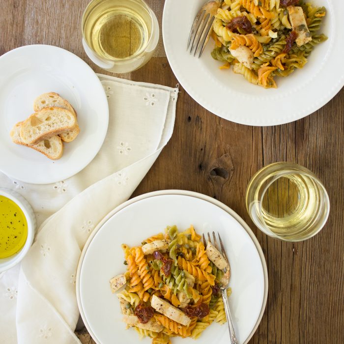 Tripolini Nests with Heirloom Tomatoes and Crab - Colavita Recipes