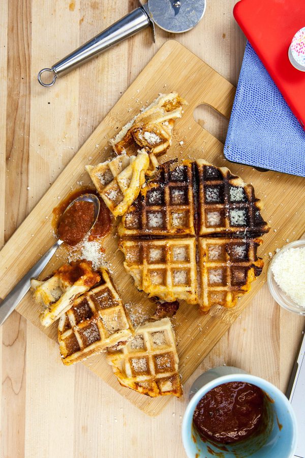 Pizza Waffles - Colavita Recipes
