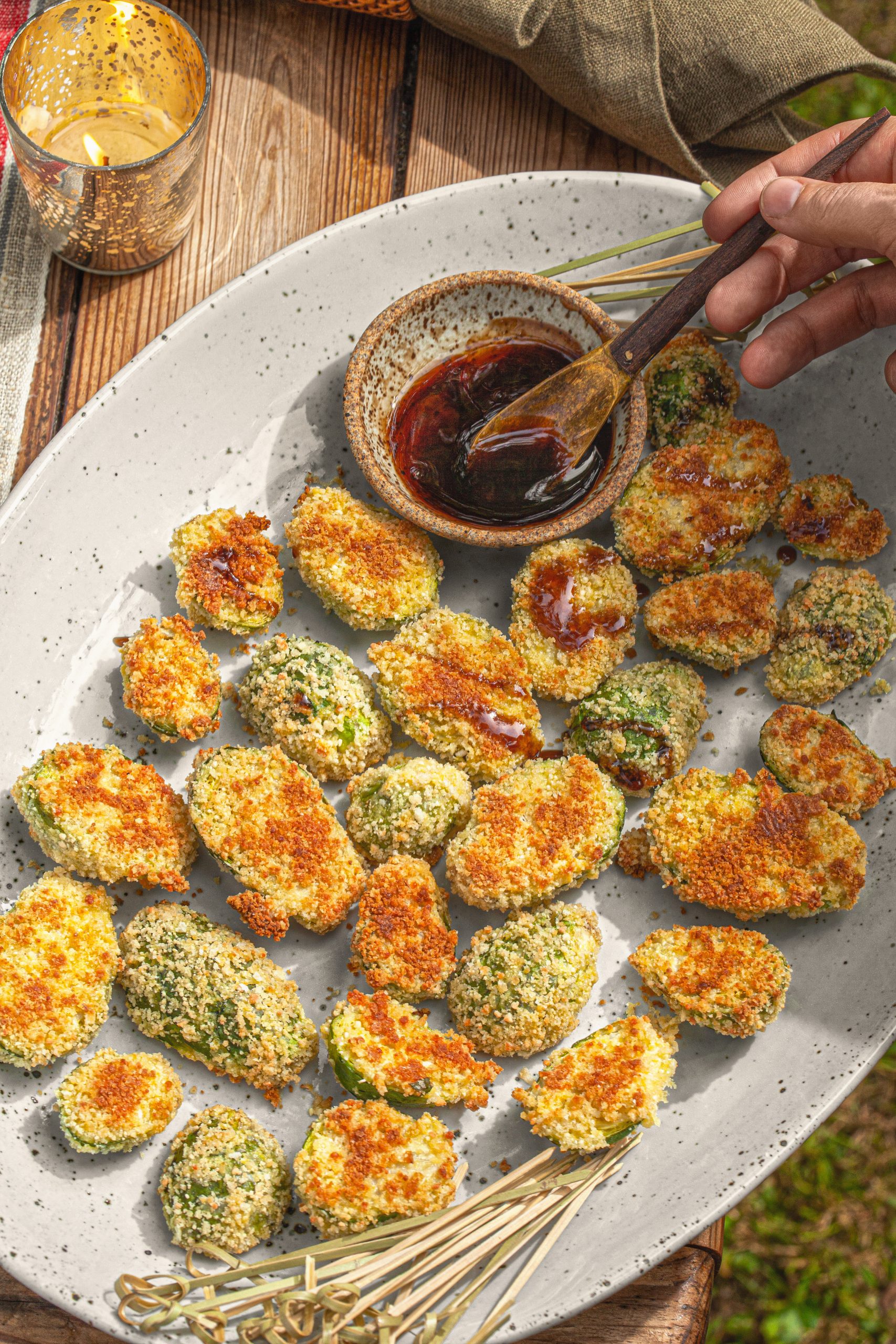 Parmesan Crusted Brussels Sprouts - Colavita Recipes