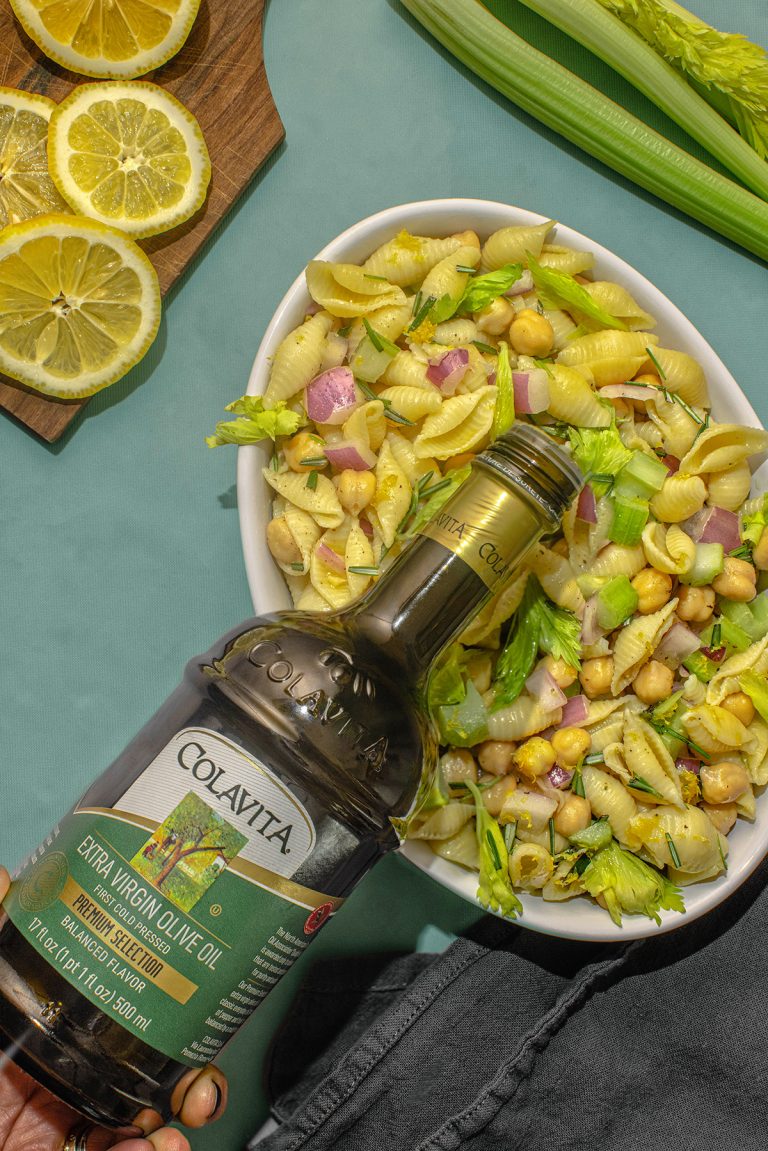 Lemony Chickpea Pasta Salad - Colavita Recipes